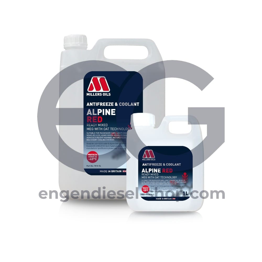 7810 - Alpine Antifreeze Extend Red 50% Ready Mix - En-Gen Diesel ...